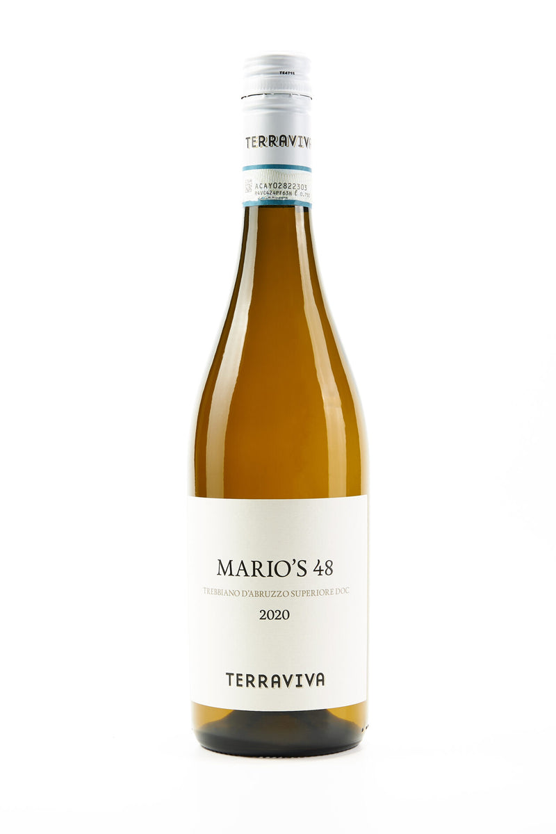 2020 Tenuta TerraViva 'Mario's 48' Trebbiano d'Abruzzo Superiore DOC ...
