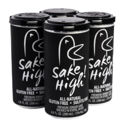 Sake High Premium Junmai Sake, Japan (4pk cans/200ml) – Woods Wholesale ...
