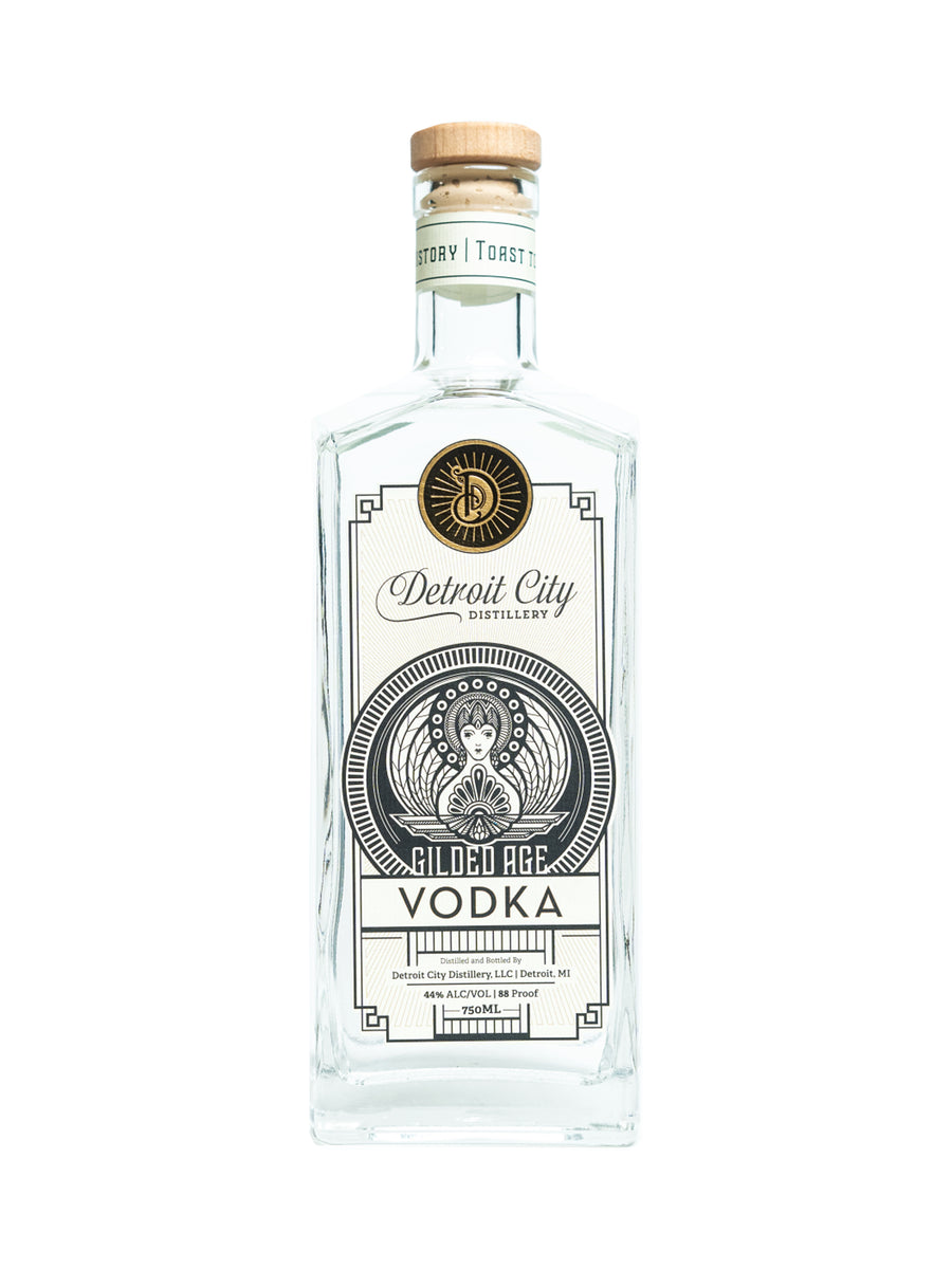 Detroit City Distillery 'Gilded Age' Vodka, Michigan, USA (750ml ...