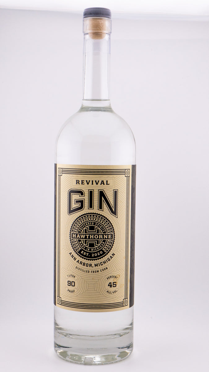 Ann Arbor Distilling Hawthorne Revival Gin, Michigan, USA (1L) – Woods ...