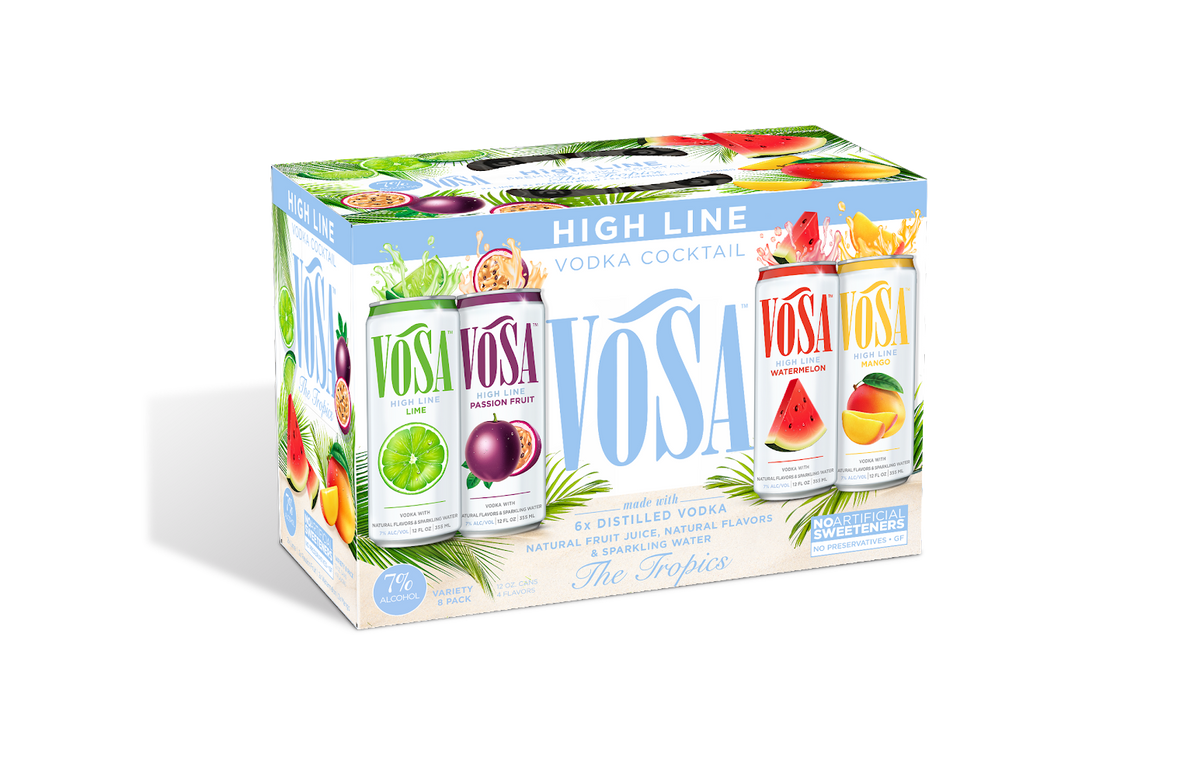 Vosa High Line "The Tropics" Variety Pack Michigan, USA (8 x 12oz Cans ...