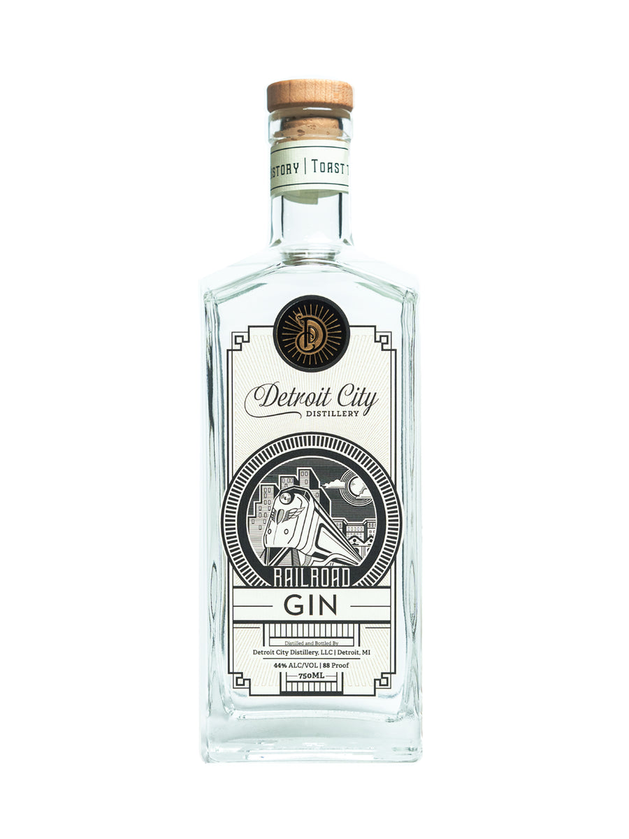 Detroit City Distillery 'Railroad' Gin, Michigan, USA (750ml) – Woods ...