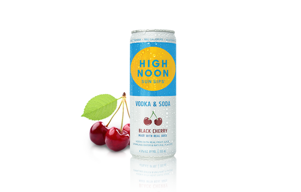 High Noon Black Cherry, USA (4pk Cans 355ml) – Woods Wholesale Wine