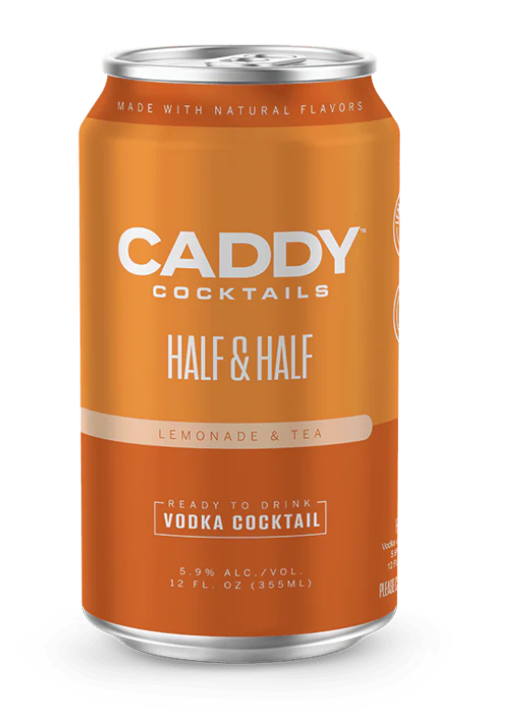 (24pk cans) Caddy Clubhouse 'The Wedge Half & Half' Vodka Cocktail, US ...
