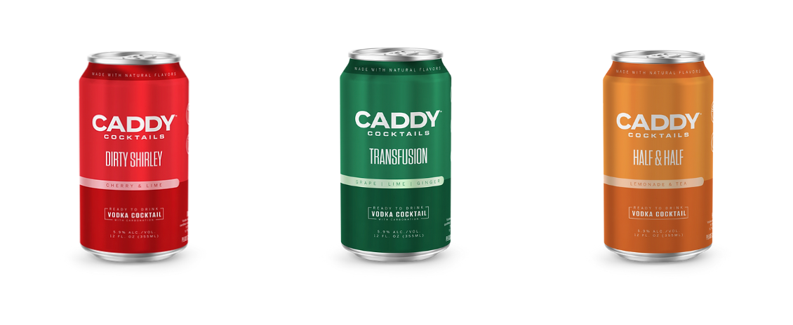 (24pk cans) Caddy Clubhouse Variety Pack Vodka Cocktails, USA (12oz ...