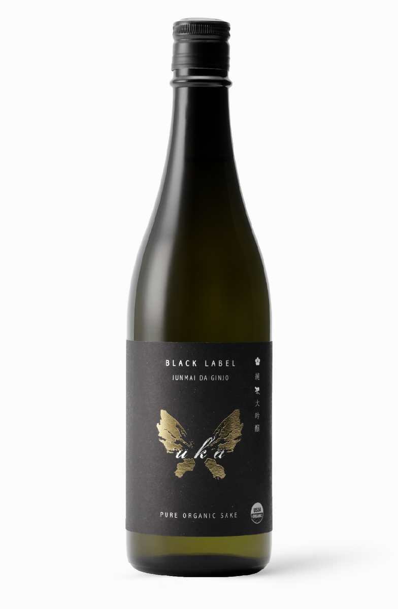 Uka Black Label Organic Junmai Daiginjo Sake, Japan (720ml) – Woods ...