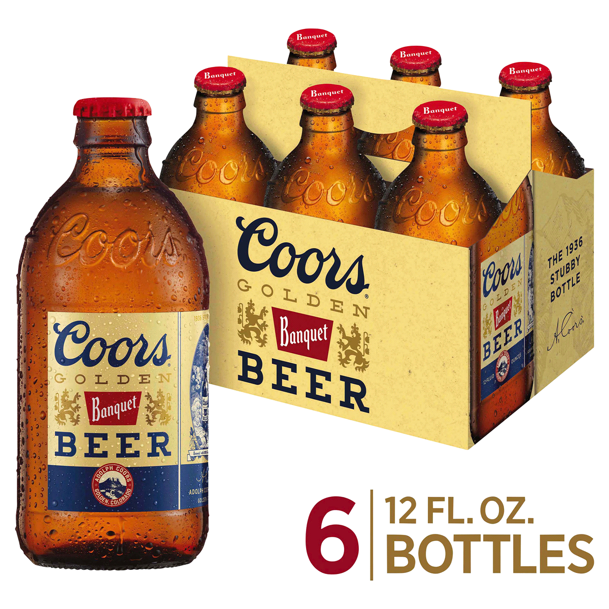 Coors Banquet American Lager, 24 pack bottles - 12 oz. – Woods ...