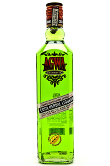 Agwa de Bolivia Coca Leaf Herbal Liqueur, NETHERLANDS (750ml) – Woods ...