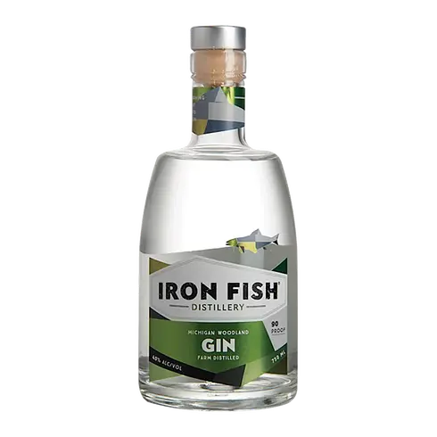 Iron Fish Distillery Woodland Michigan Gin, USA (750ml) – Woods ...