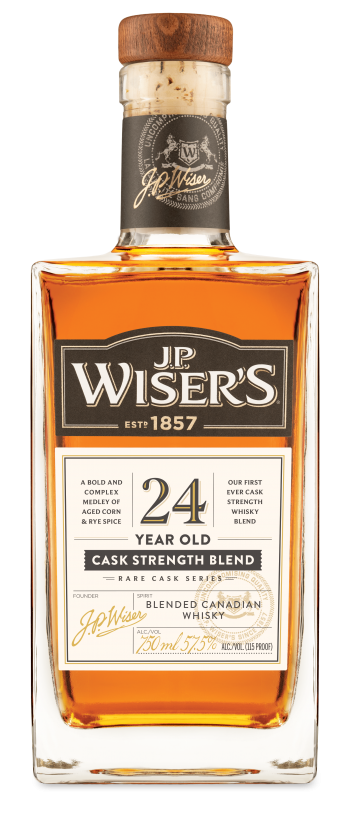 J.P. Wiser’s 24 Year Old Cask Strength Blend Canadian Whiskey, Ontario ...