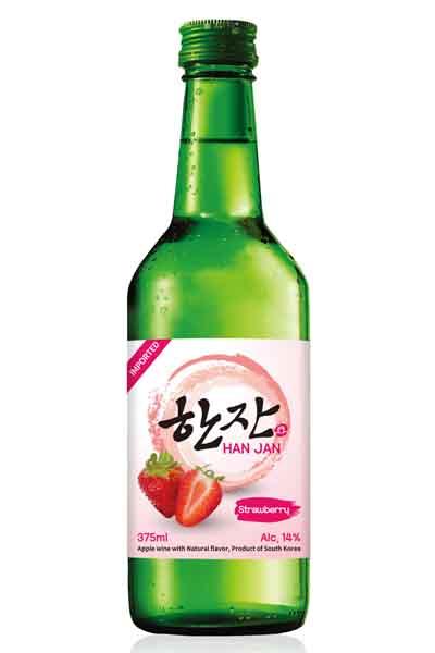 Han Jan Strawberry Soju, South Korea (375ml) – Woods Wholesale Wine