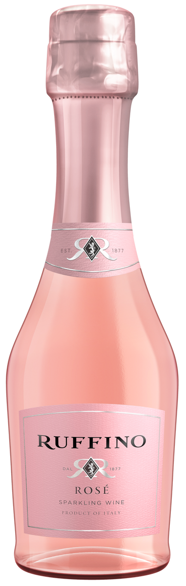 NV Ruffino Sparkling Rose, Italy (187ml QUARTER BOTTLES) – Woods ...