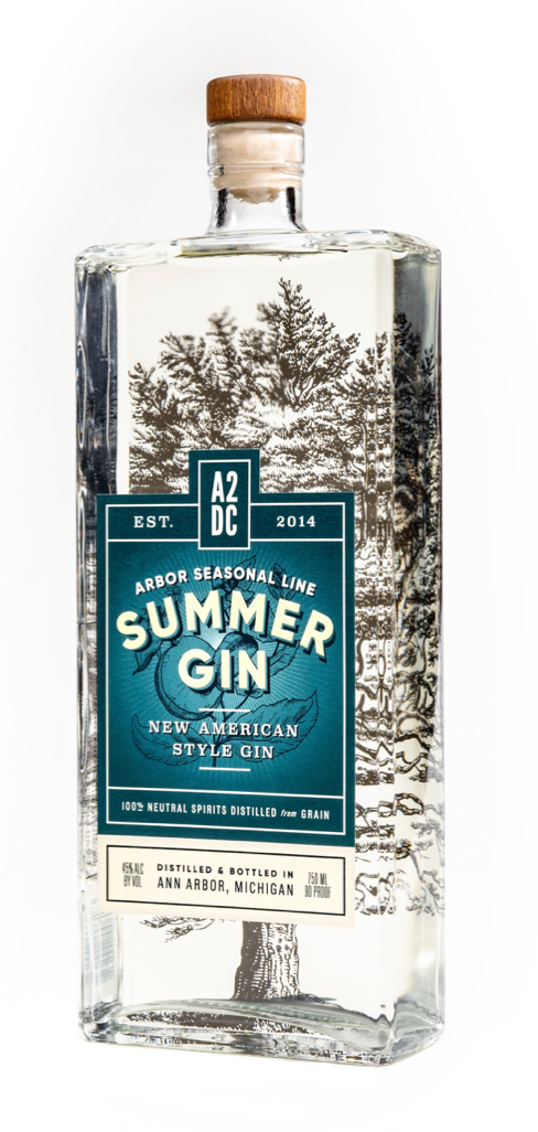 Ann Arbor Distilling Summer Gin, Michigan, USA (750ml) – Woods ...