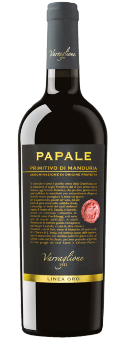 2021 Varvaglione Papale Primitivo di Manduria, Puglia, Italy (750ml ...