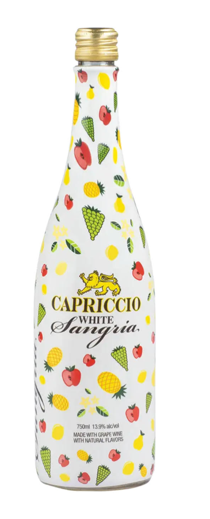 Capriccio Bubbly White Sangria, Puerto Rico (750ml) – Woods Wholesale Wine