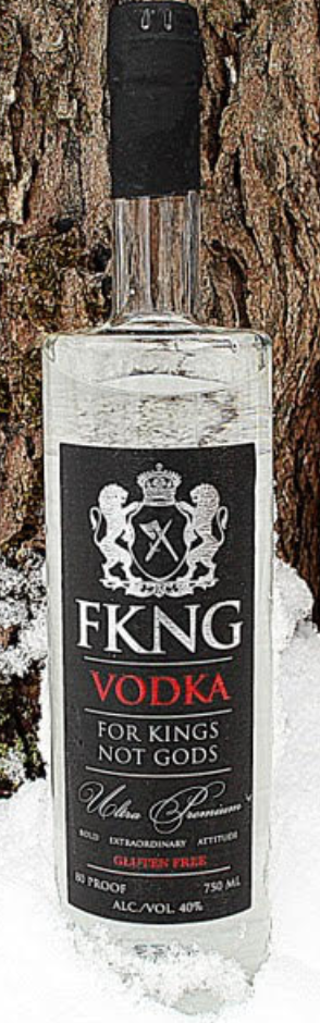 FKNG Vodka, Detroit, USA (750ml) – Woods Wholesale Wine